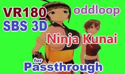 [Passthrough] Ninja Kunai - oddloop [Unity] | JillVR