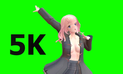 [MMD] Tsuzura Isohime in XYZ magic / 5K (passthrough)