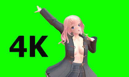 [MMD] Tsuzura Isohime in XYZ magic / 4K (passthrough)