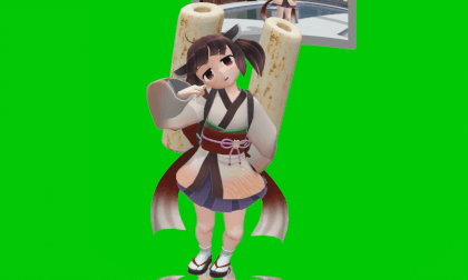 [MMD] Kiritan was invited to the Chinese pool with my deal (passthrough)