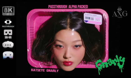 [8K 3DMR]KATSEYE Gnarly | Passthrough AR for Quest MR